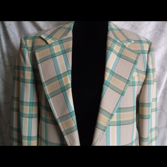 Sears | Suits & Blazers | Vintage Mens Sears Plaid Sport Coat Like New ...
